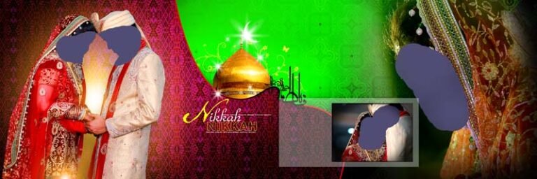 12x36 muslim wedding album design PSD Vol 125 - PsdAdda