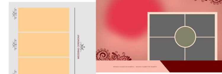 Colorful Muslim Wedding Album PSD Free Download 12x36 VOL 126 - PsdAdda