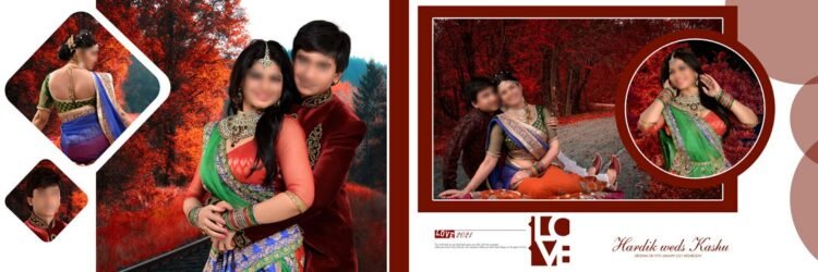 Wedding Album DM Design PSD Free Download 12x36 2024 Vol -182 - PsdAdda