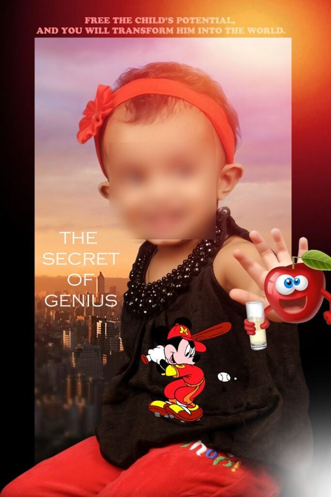 Baby Birthday Photo Editing PSD Free Download Vol -04 - PsdAdda