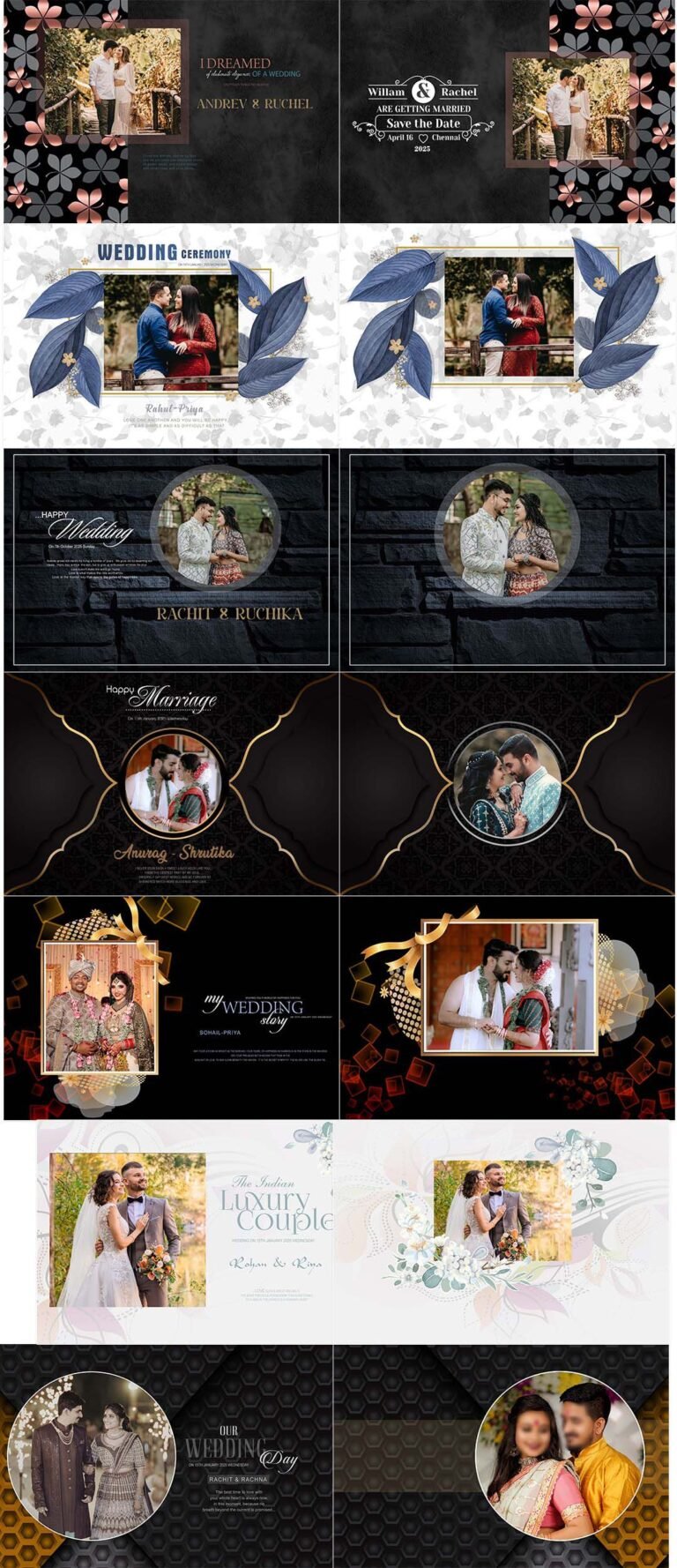 50 New Album Cover PSD Template 12×18 2025 Vol 03 - PsdAdda